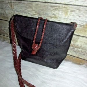 L.J.S Collection | Bags | Vintage Ljs Collection Black Leather ...